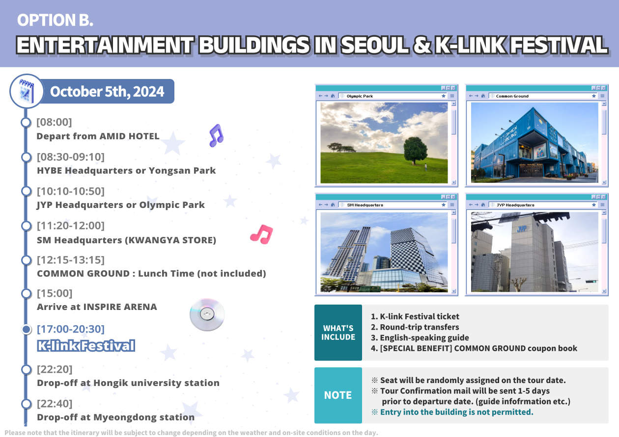 2024 K-link Festival Tour - Klook