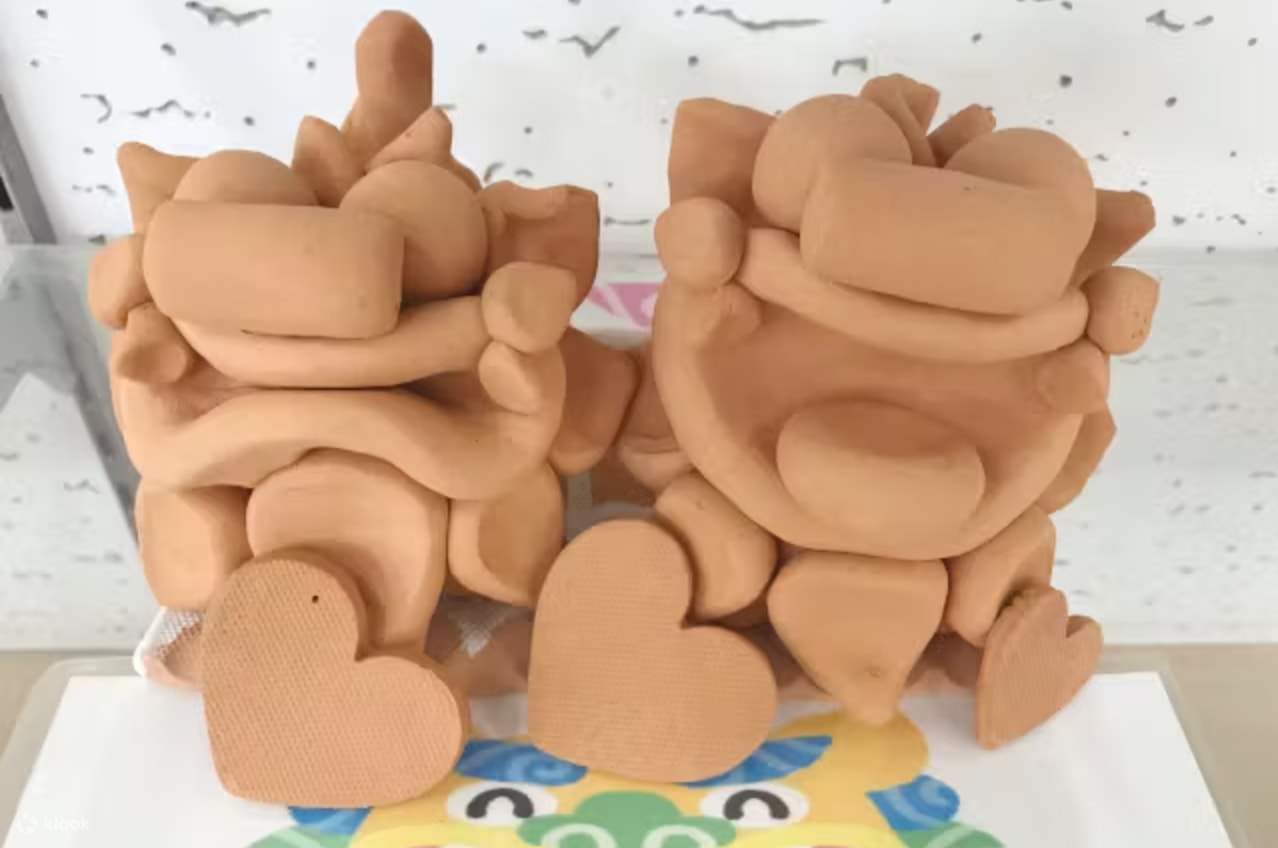 Online reservation for Northern Okinawa Shisa-lion making experience ...