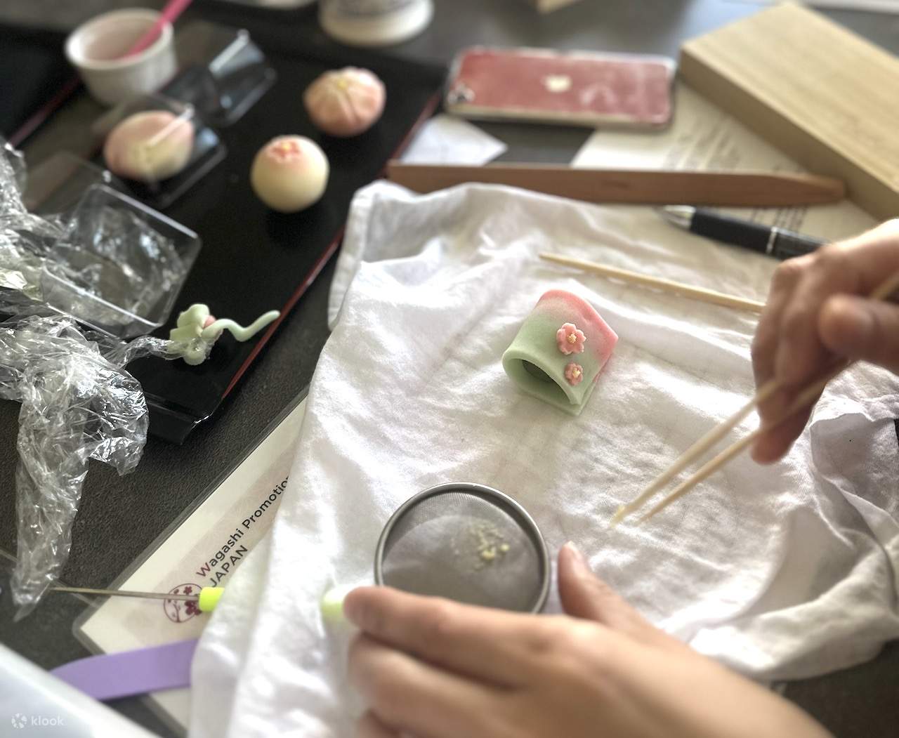2&half Hr Join In Tokyo Cooking Class Nerikiri Wagashi-Making - Klook