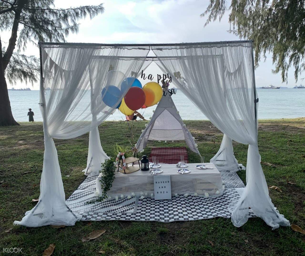 Glam Picnic by the City or Sea (For 8 Pax) - Klook Singapore