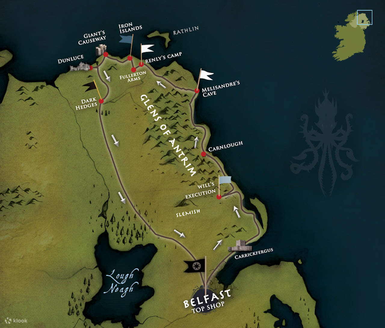 Explore Game of Thrones Filming Locations on Iron Islands & Giant's ...