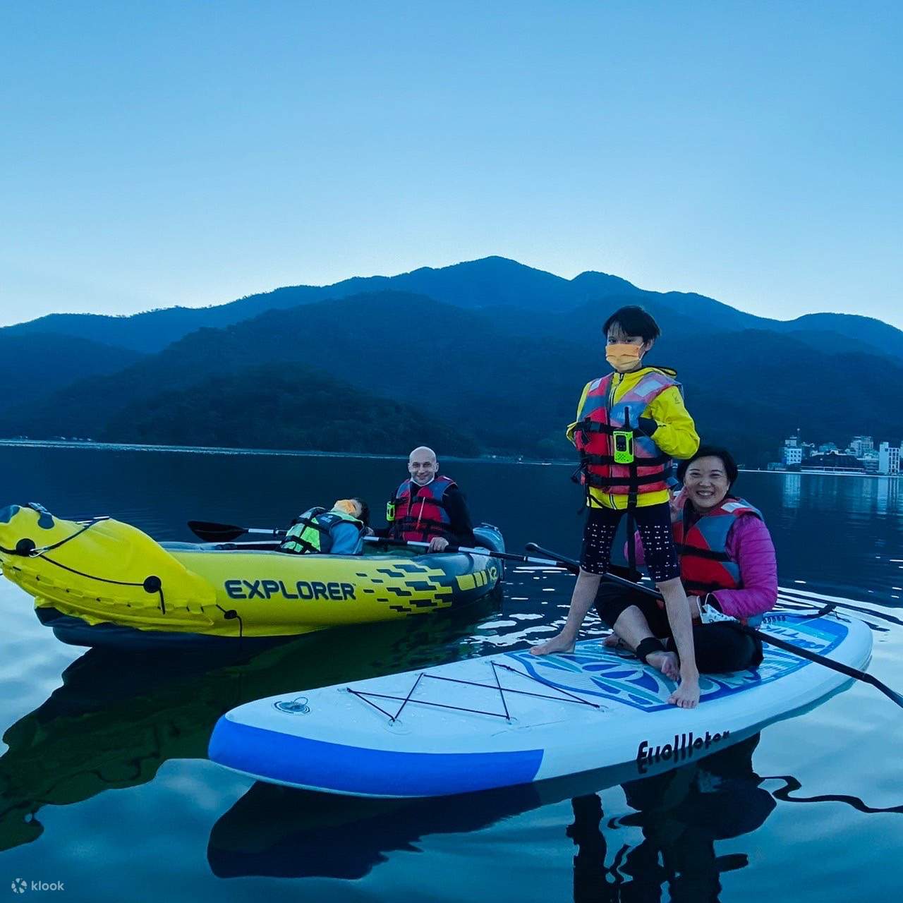 【Kano Danau Sun Moon ・ SUP】 Danau Nantou Sun Moon ・ Kano ・ Pengalaman ...