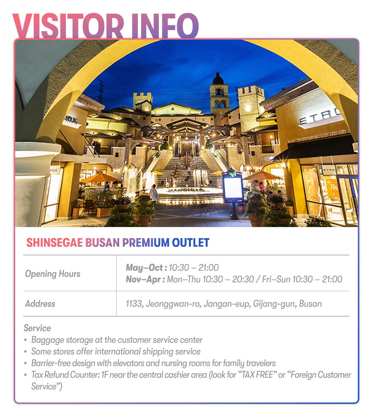Busan Premium Outlets Half-Day Small Group Shopping Tour - Klook ...