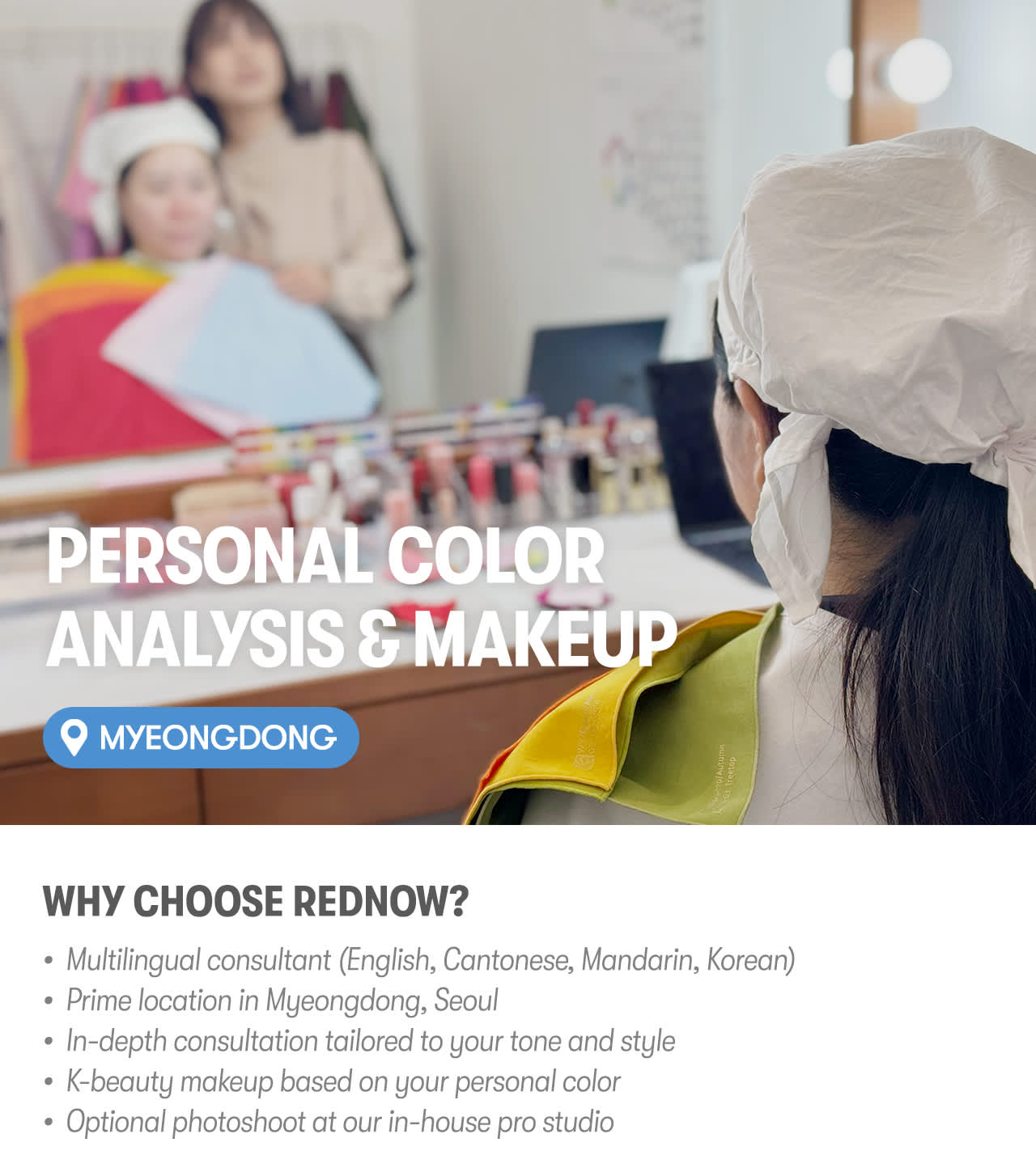 Myeongdong Personal Color Analysis By Rednow - Klook India