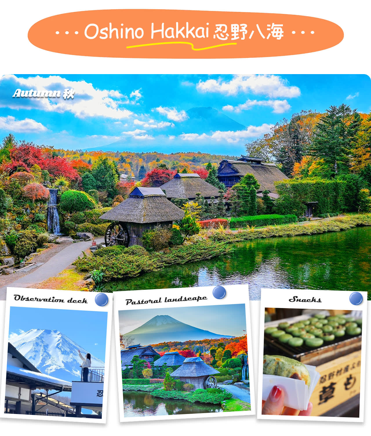 Fujiyoshida Honcho Shopping Street, Arakurayama Sengen Park, & Lake ...