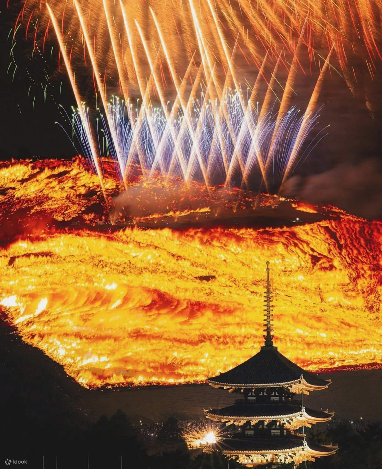 Nara Wakakusa Mountain Burning Festival + Kasuga Taisha Shrine, Nara ...