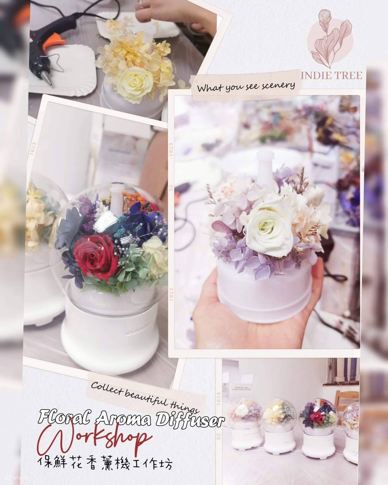 Bengkel Mesin Aromaterapi Bunga Abadi - Klook Amerika Syarikat