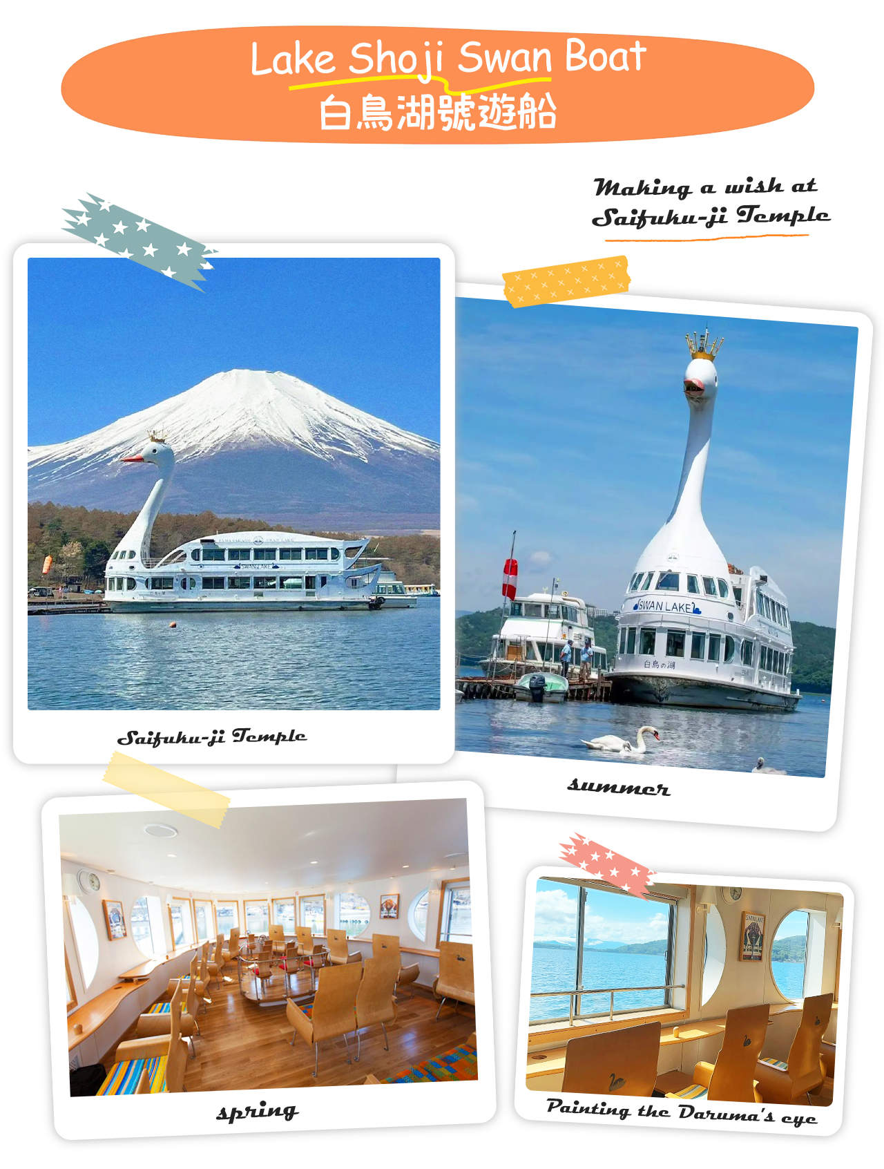 Mt. Fuji Land and Water Tour: Yamanakako Kaba Amphibious Bus/Swan Lake ...