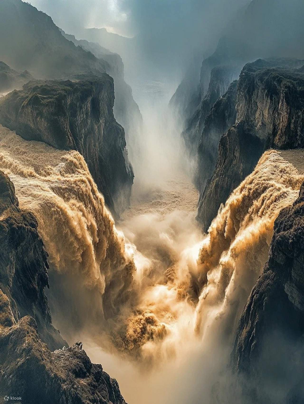 1-day tour to Hukou Waterfall on the Yellow River in Xi'an, Shaanxi, a ...