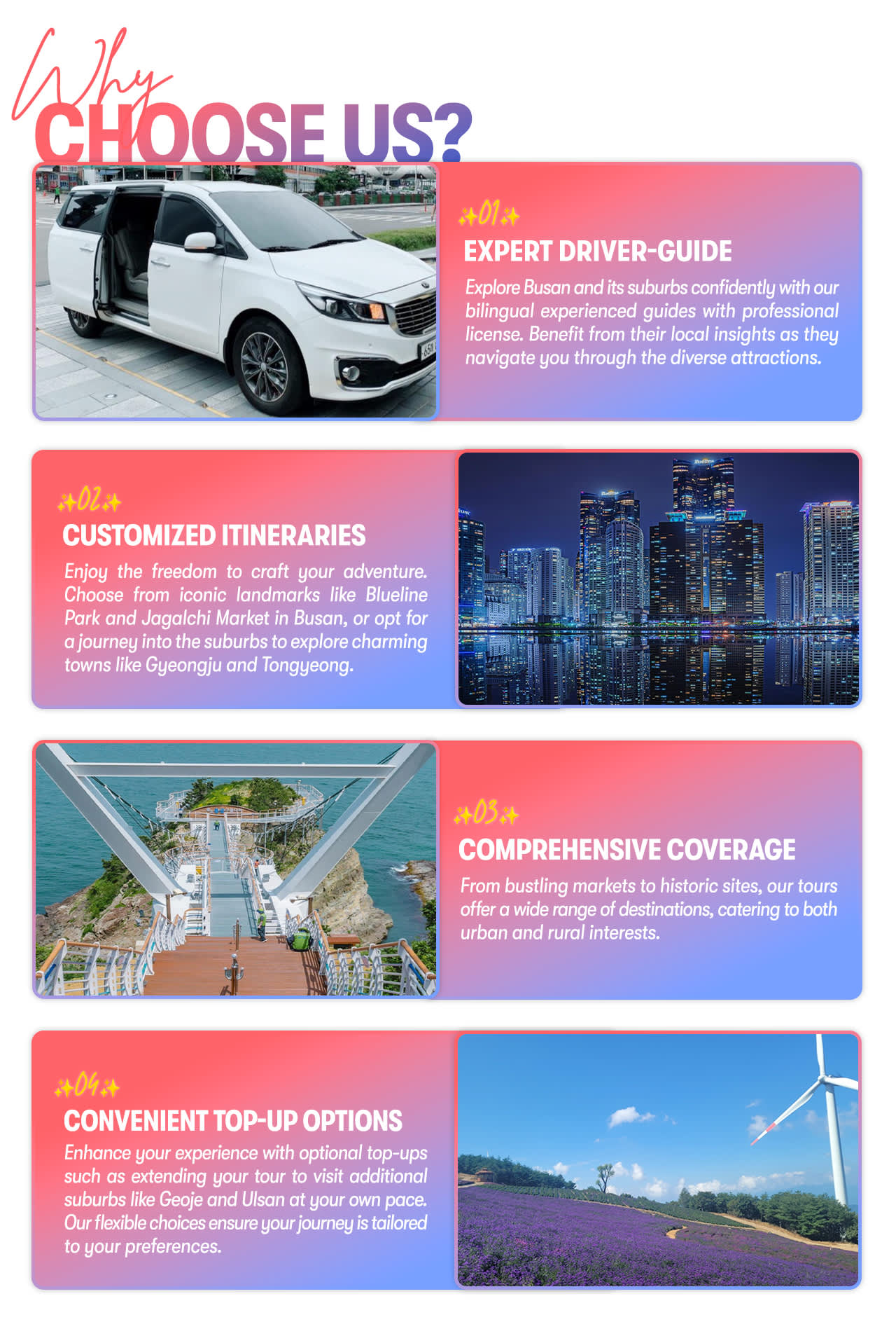 Busan and Suburbs Private Car Charter Tours with Expert Driver-Guide ...