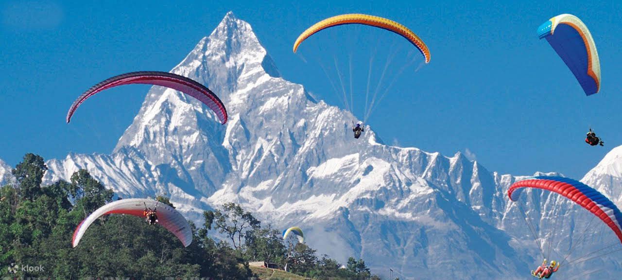 Experience Thrilling 30-Minute Tandem Paragliding from Pokhara - Klook ...