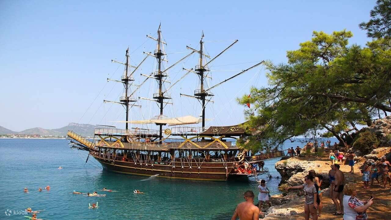 Pirate Boat Trip in Kemer with Pick Up from Antalya: Adventure Ahoy ...