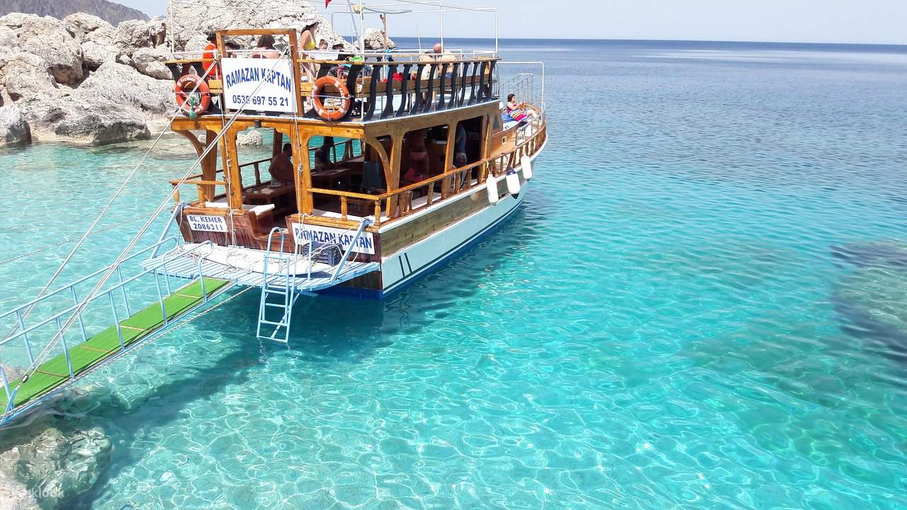 Suluada Island Boat Tour at Sunset BBQ Dinner & Transfer from Kemer ...