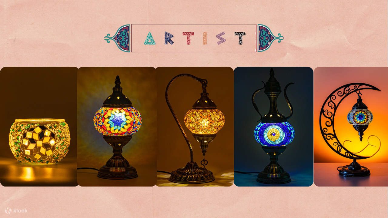 Taipei Artist Mosaic Craft Studio Turkish mosaic lamp hand-made ...