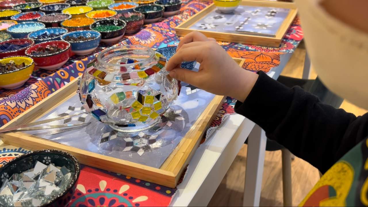 타이페이 아티스트 모자이크 공예 스튜디오 터키 모자이크 램프 핸드메이드 체험 클룩 Klook 한국