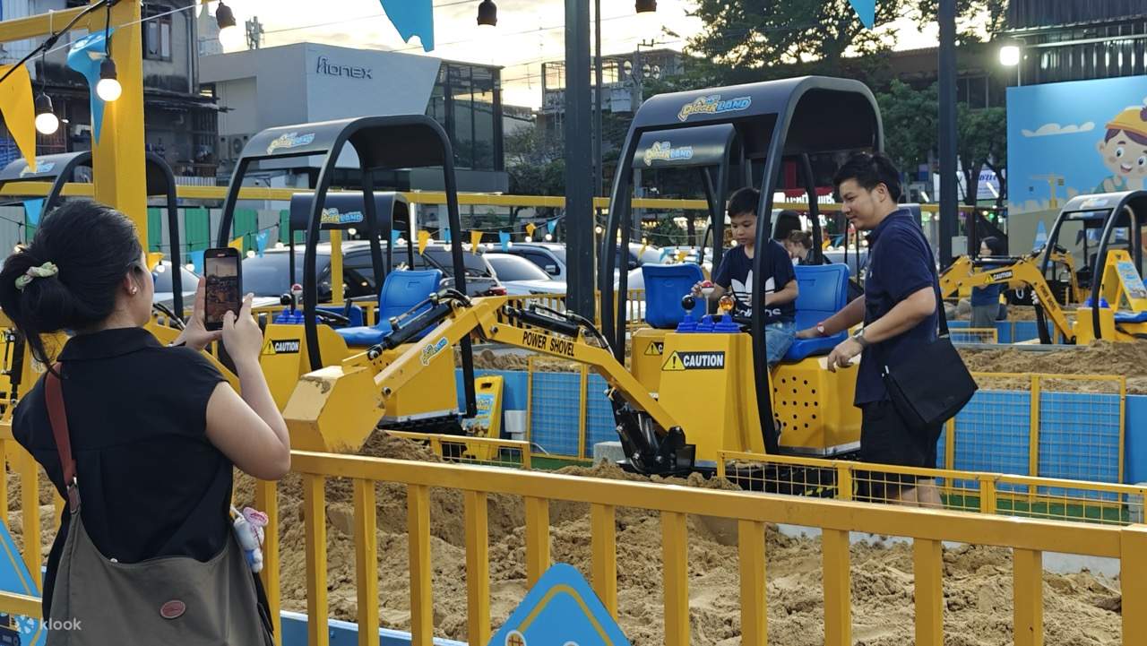 Digger Land Bangkok: Real Excavator Experience for Families - Klook ...