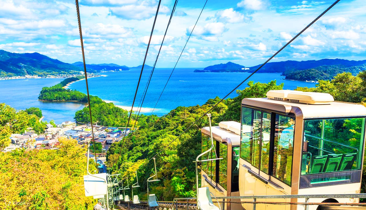 Sea of Kyoto & Amanohashidate View Land & Chion-ji Temple/Monju-do Hall & Ine Funaya (Boat ...