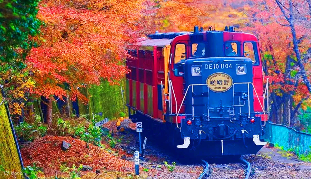 Kyoto Sanzen-in Temple & Arashiyama Train & Sagano Bamboo Forest Trail ...