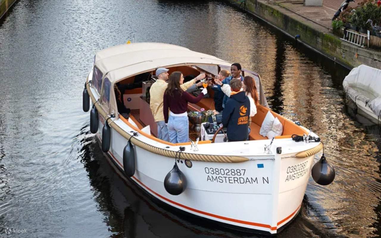 Amsterdam Luxury Open Boat Canal Cruise - Klook Singapore