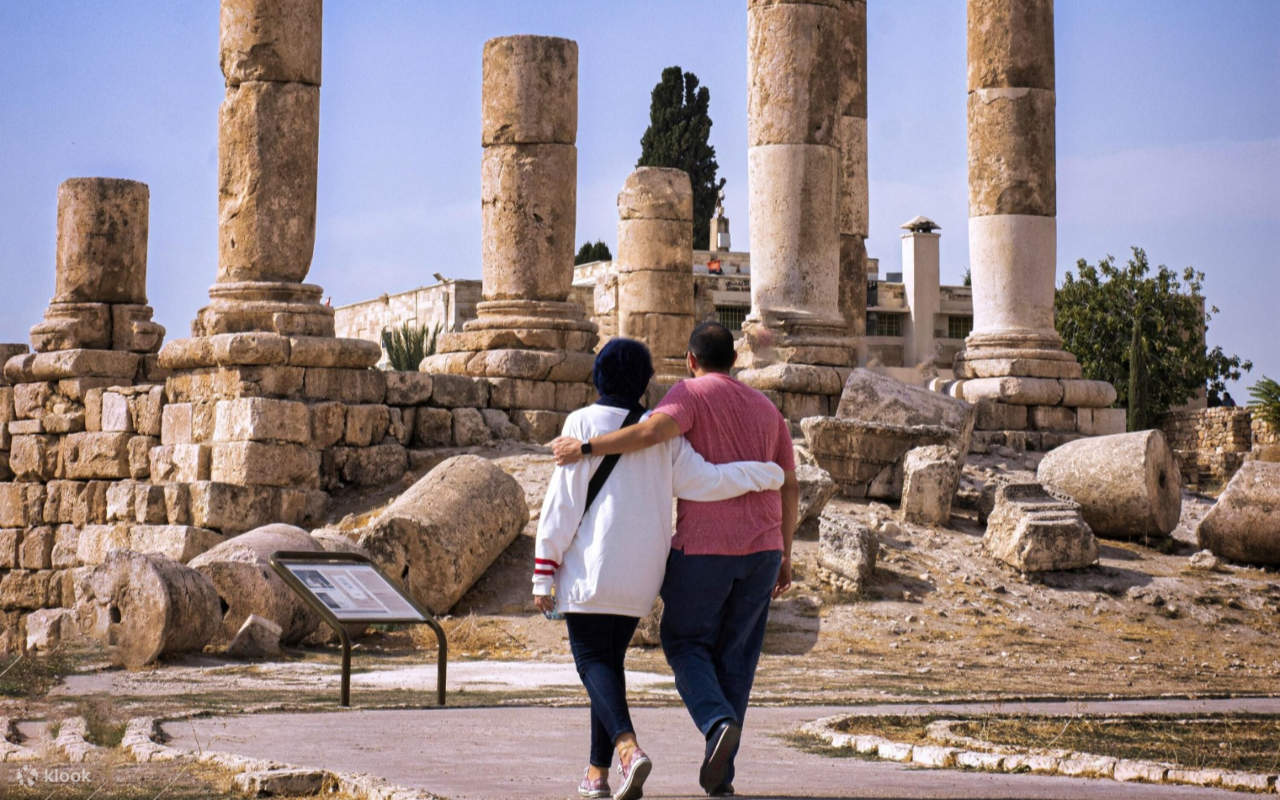 Private Transfer to Amman Citadel, Roman Theater With Downtown ...