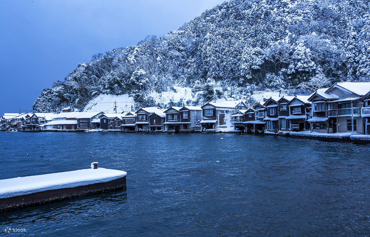 Sea of Kyoto & Amanohashidate View Land & Chion-ji Temple/Monju-do Hall & Ine Funaya (Boat ...