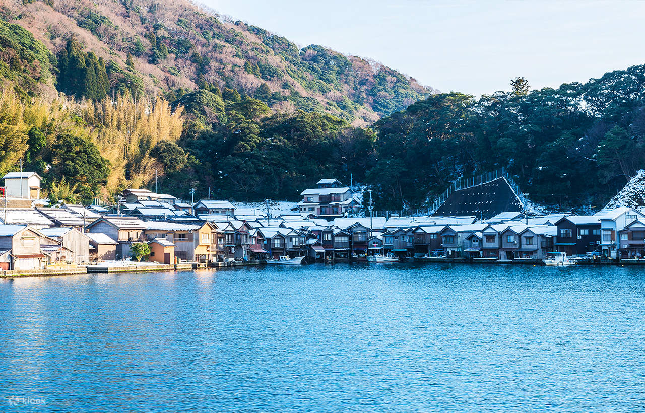 Sea of Kyoto & Amanohashidate View Land & Chion-ji Temple/Monju-do Hall & Ine Funaya (Boat ...