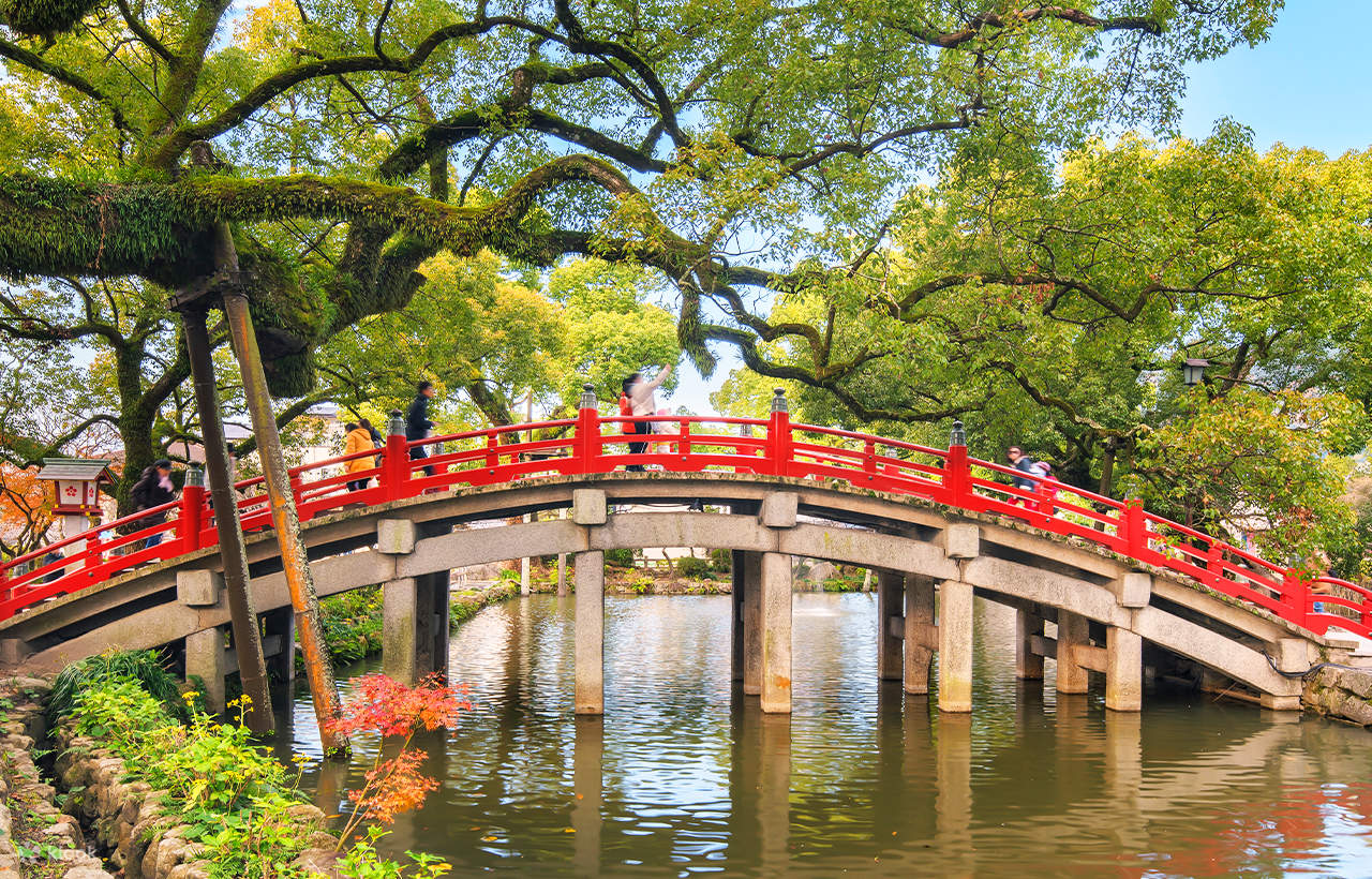 Dazaifu, Nyoirinji Temple, Yufuin, and Yufuin Forest Scenic Train Day ...