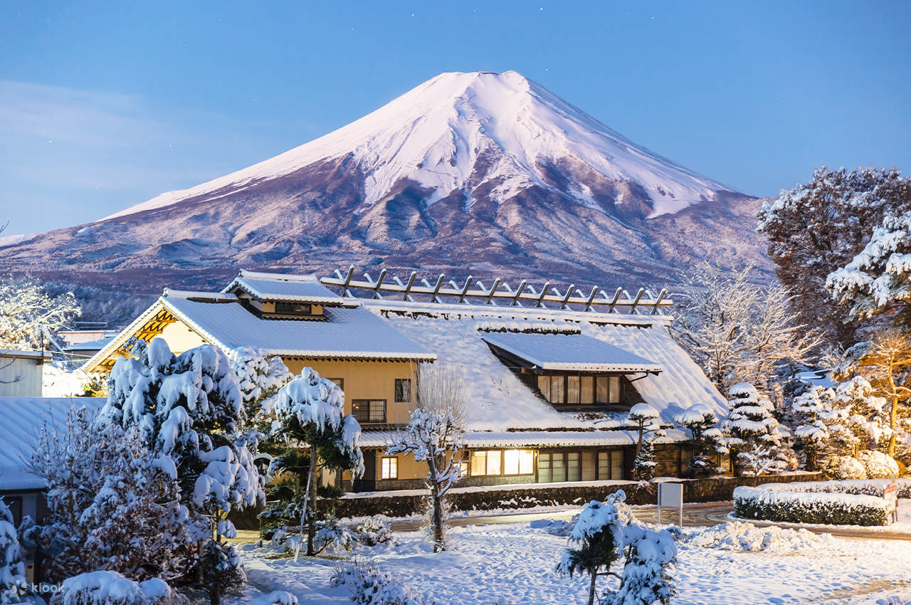 Mt. Fuji Yeti Snow Resort Snow Play/Skiing & Oshino Hakkai & Oishi Park ...