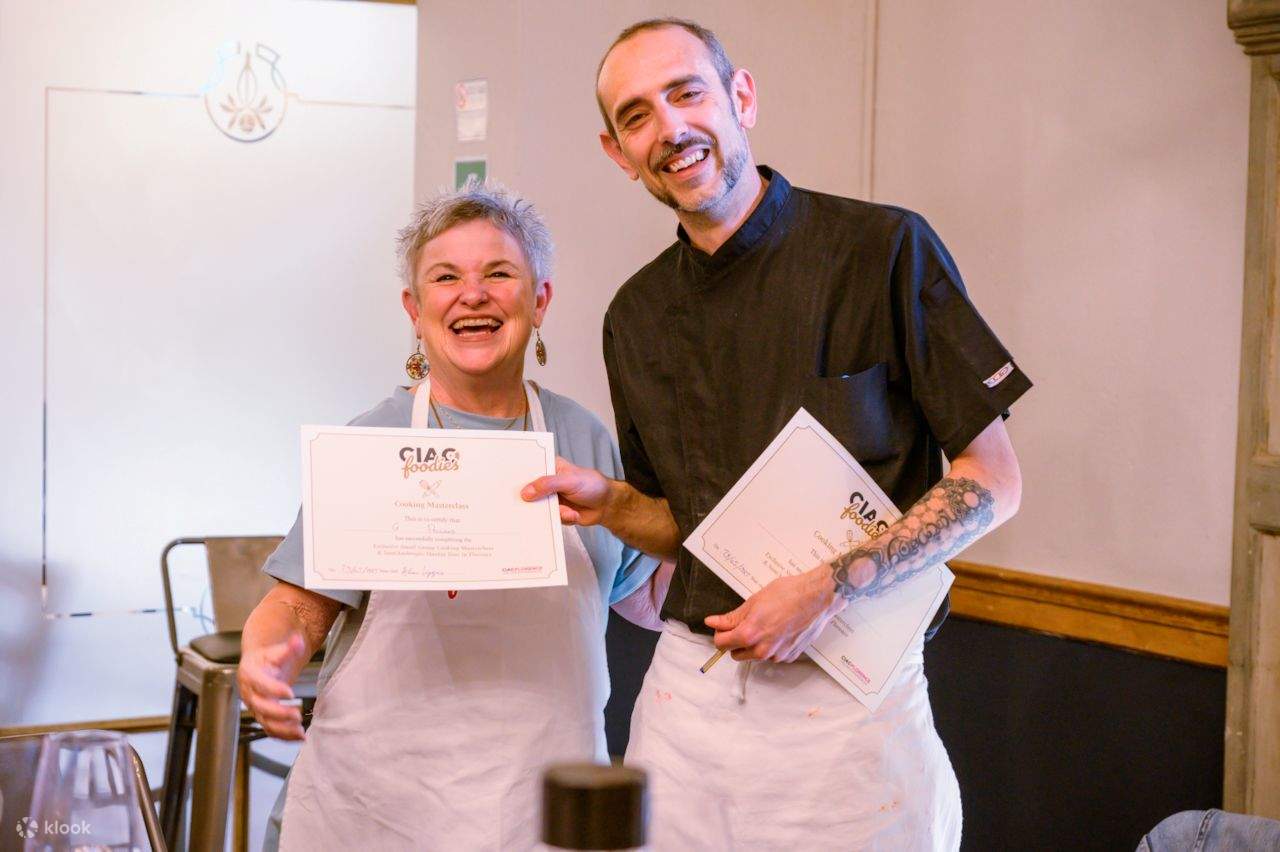 Semi-private Italian five-course cooking class with unlimited wine ...