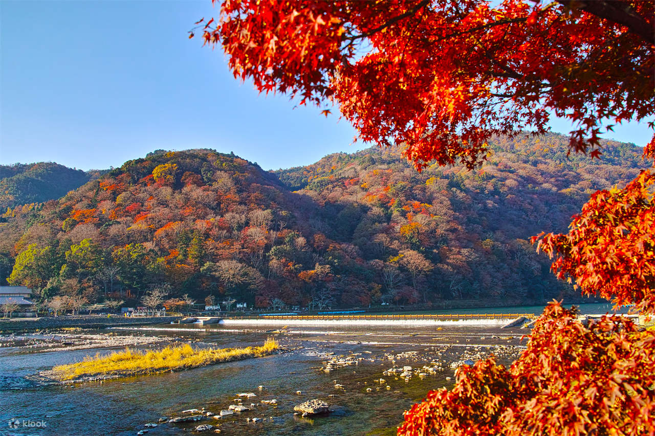 Santuario di Kifune a Kyoto, Tempio Sanzen-in, Ponte Togetsukyo ad ...