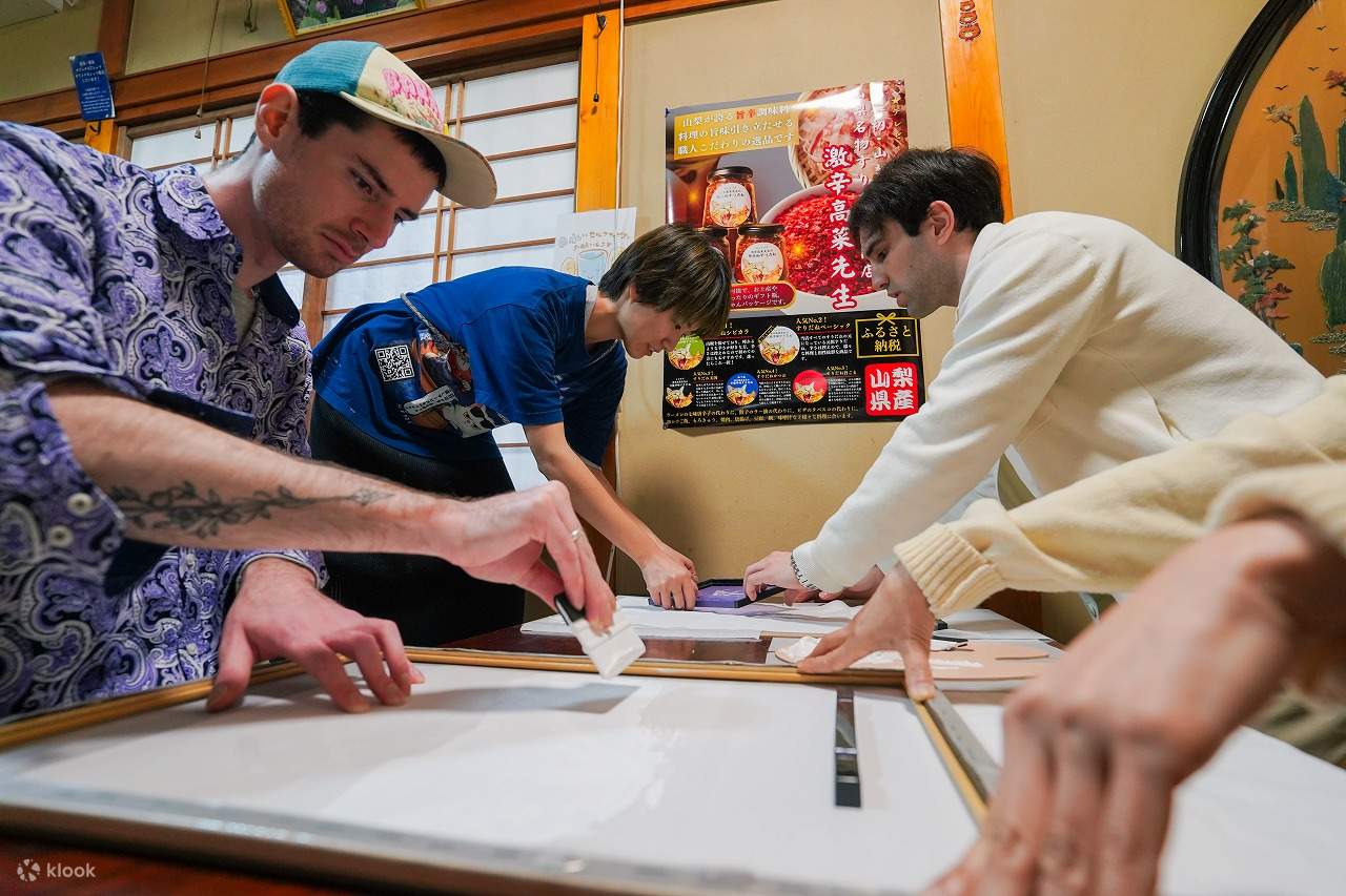 Mt. Fuji Ukiyo-e Japan Blue Indigo Dyeing Experience: Make your own ...
