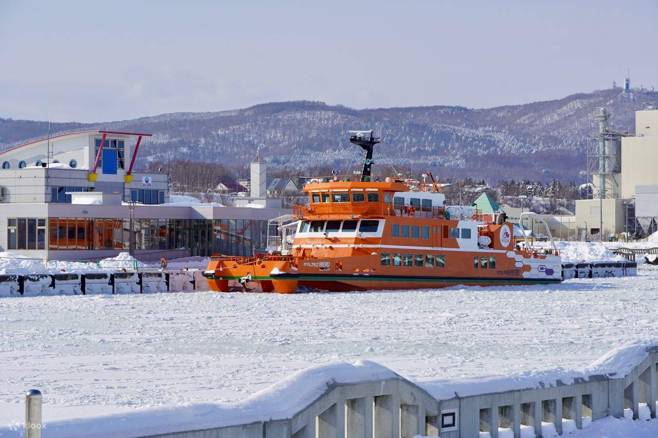 Icebreaker Ship Ride and Ice Fall Festival Day Tour from Sapporo ...