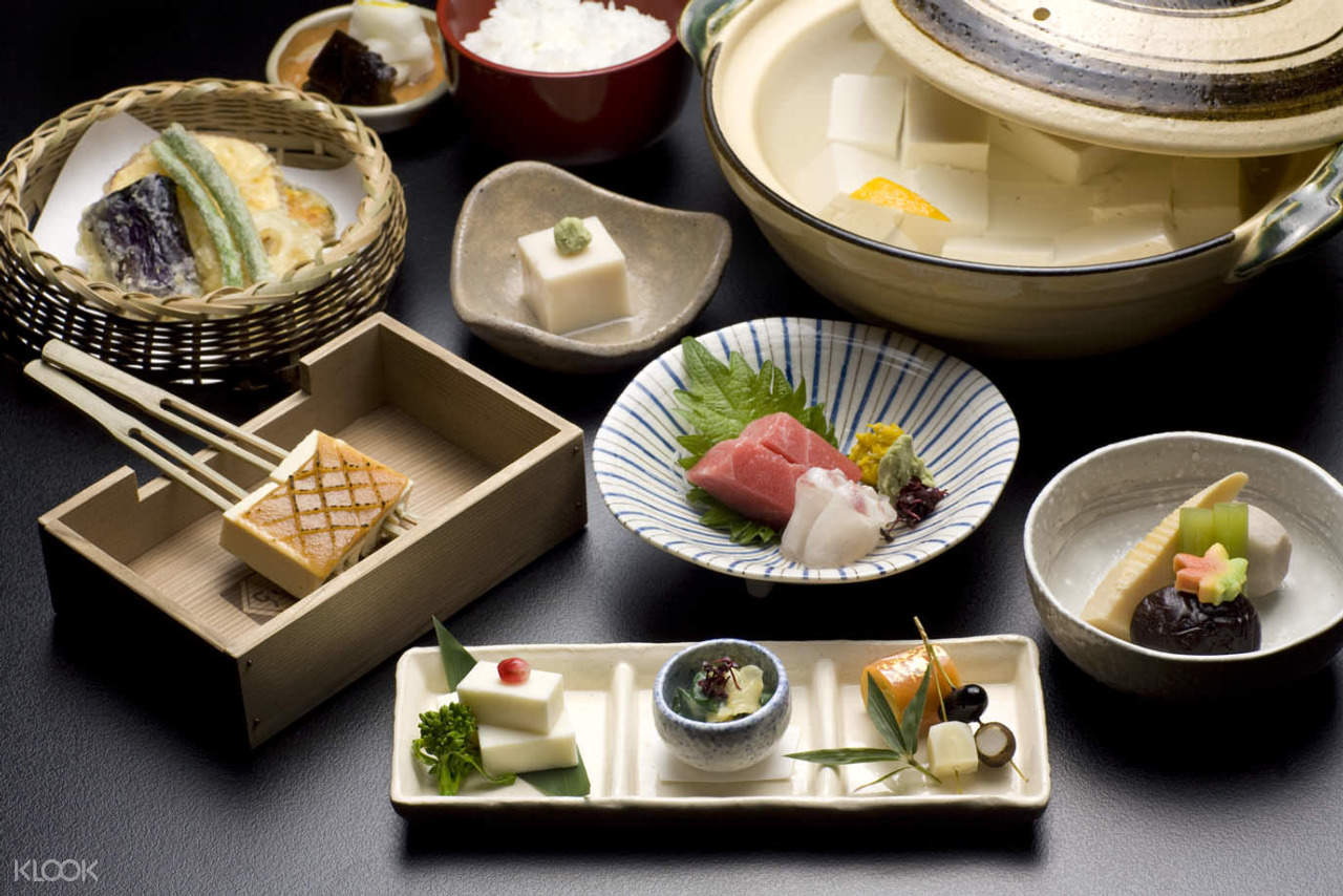 Yudofu Course, Yuba Kaiseki Course, and Kyoto Kaiseki Course at ...