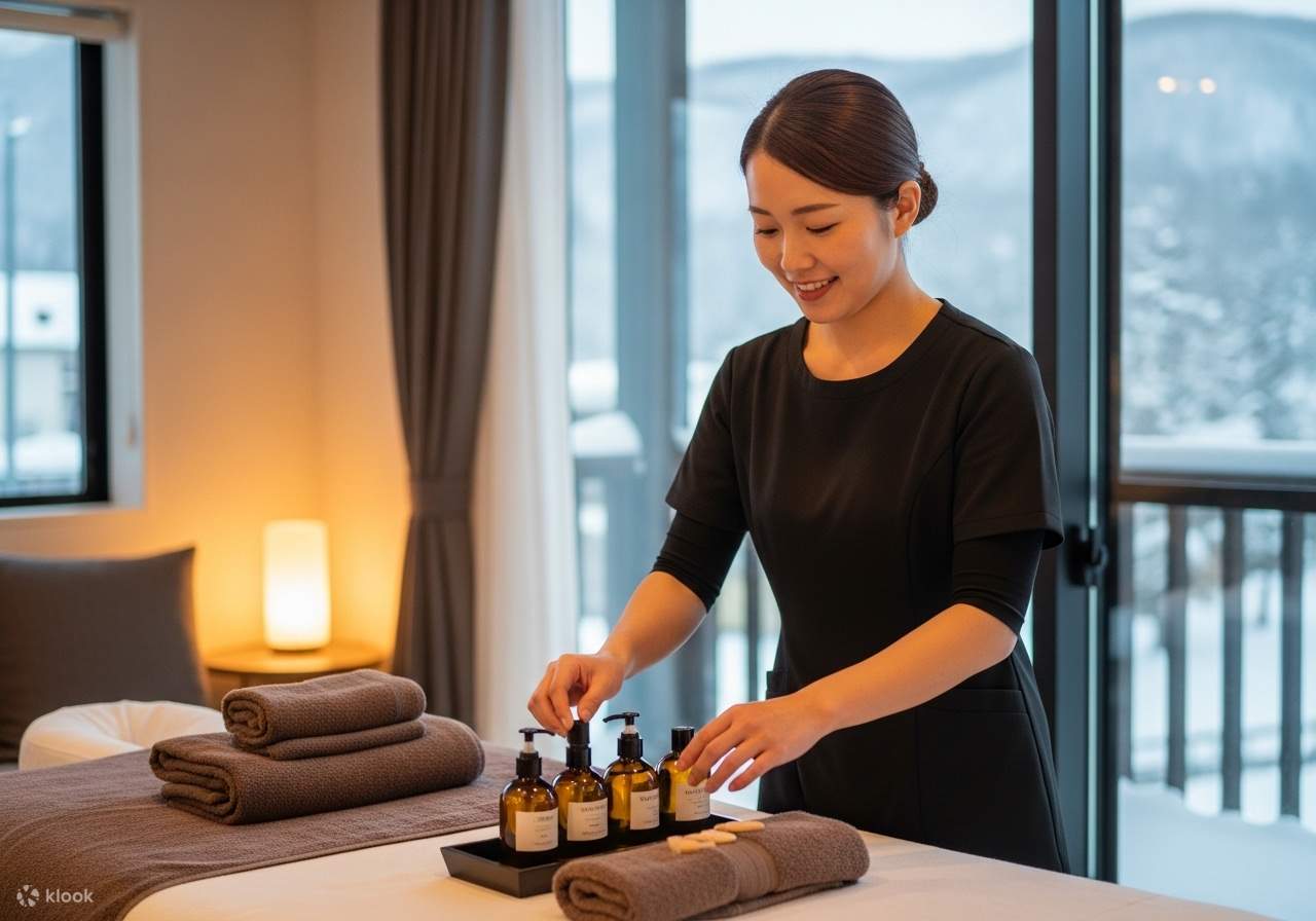 Hokkaido Niseko Professional Oil Treatment Premium Aroma Course - Klook ...