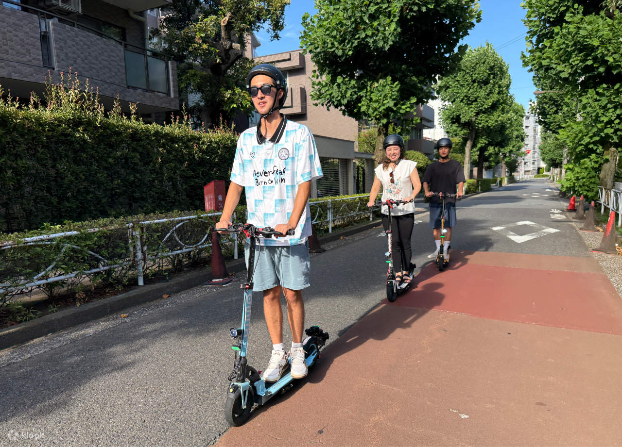 Shibuya E-Scooter Guided Tour in Hidden Neighborhood - Klook