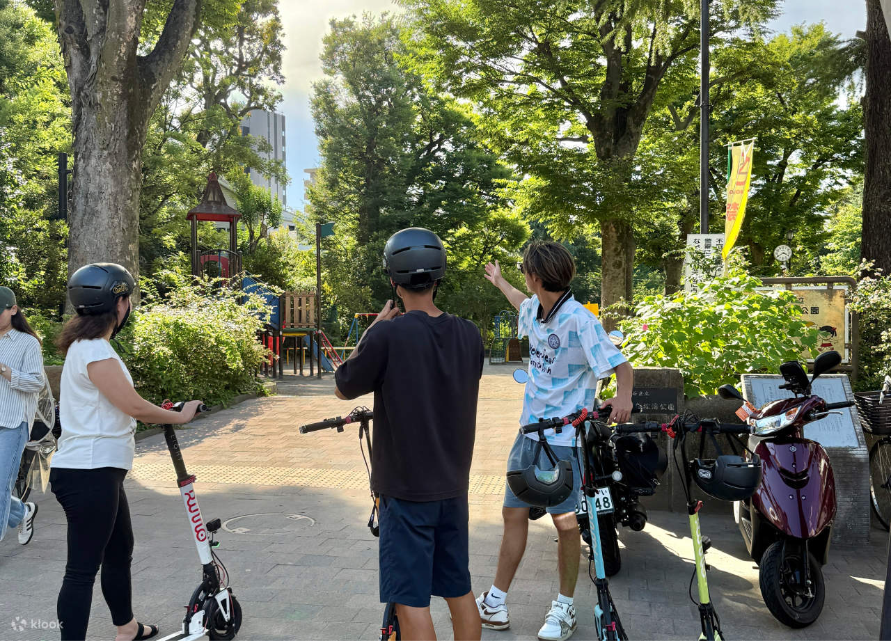 Shibuya E-Scooter Guided Tour in Hidden Neighborhood - Klook