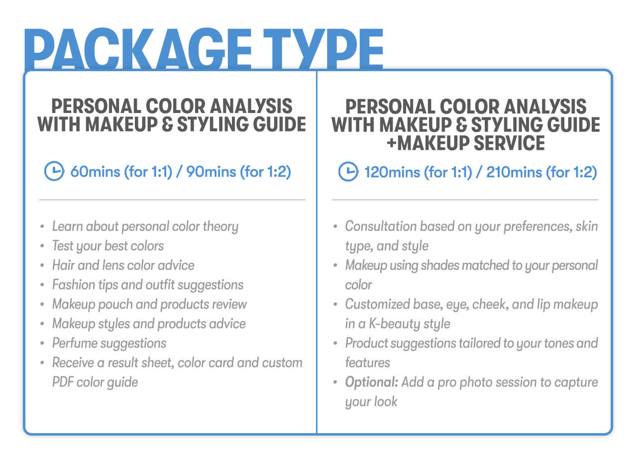 Myeongdong Personal Color Analysis By Rednow - Klook United States