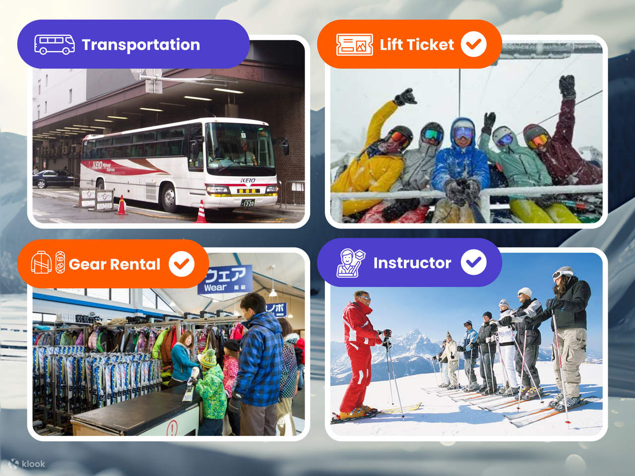 One-day skiing trip to Yeti Ski Resort, the second station of Mt. Fuji ...