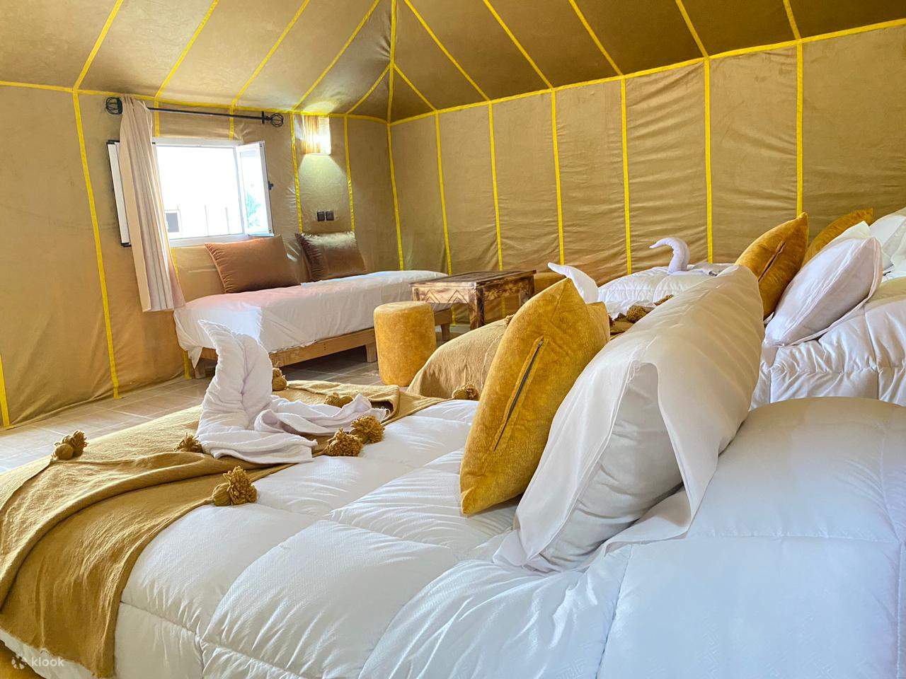 3Д2Н Марракеш в Фес через пустыню Мерзуга, отель, люкс-кемпинг и верблюды - Klook Россия