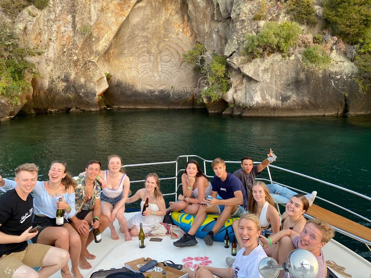 Catamaran Cruise to the Maori Rock Carvings - Klook Canada