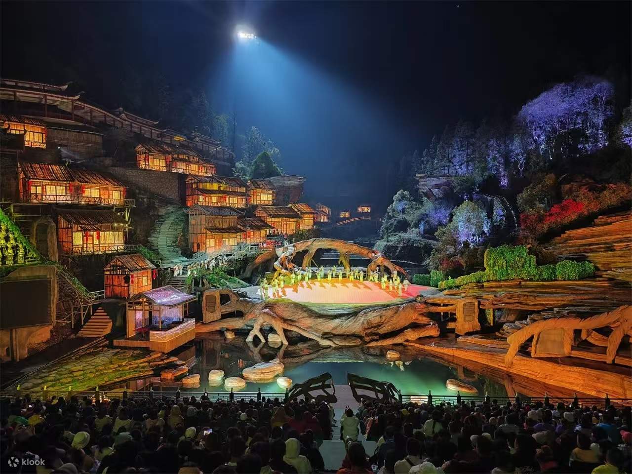 Zhangjiajie "Tianmen Fox Fairy" Live Performance Night Tour Chartered ...