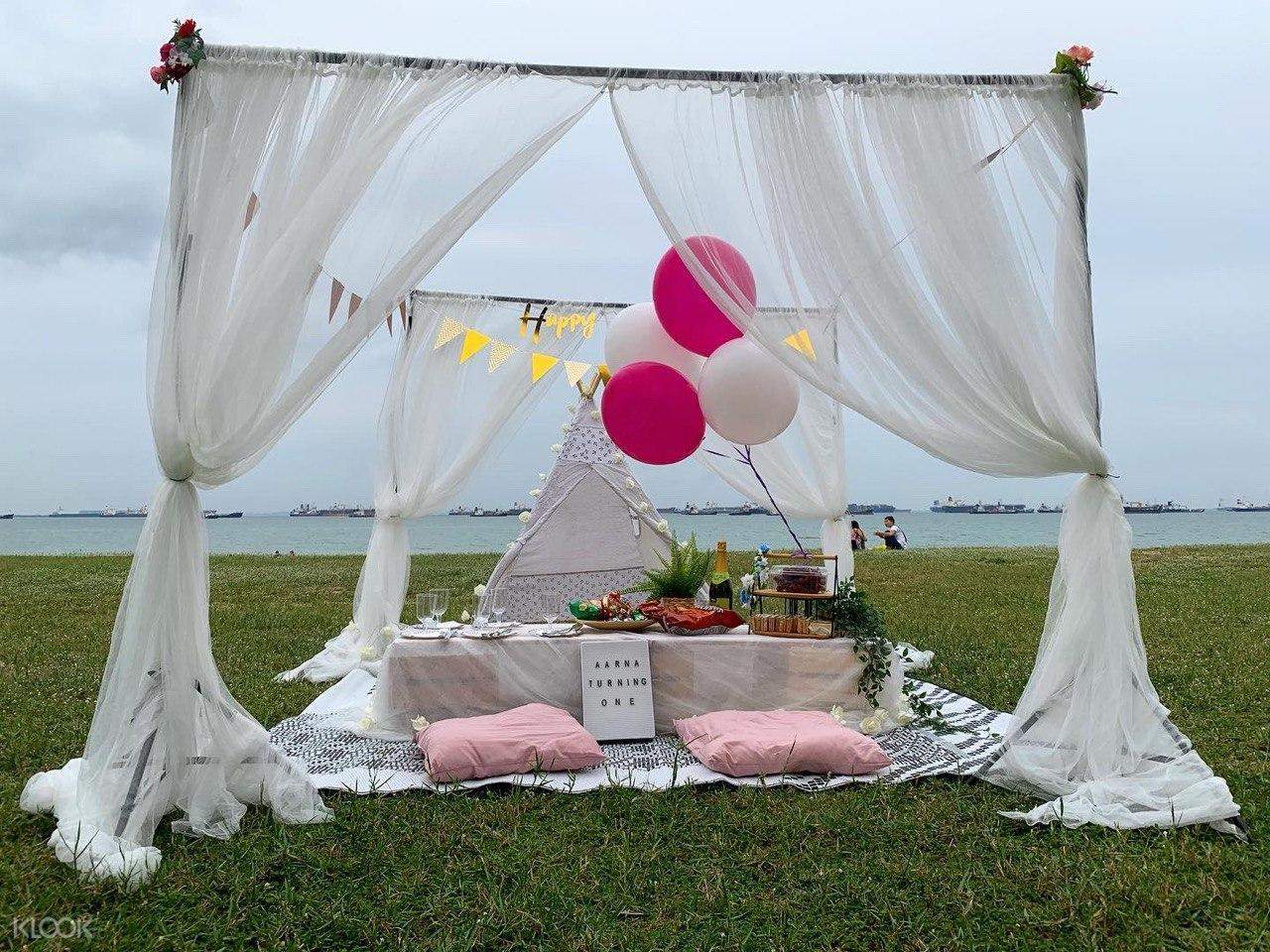 Glam Picnic by the City or Sea (For 8 Pax) - Klook Singapore