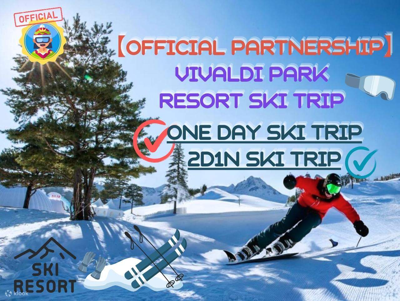 Vivaldi Park Ski World Day Tour from Seoul - Klook, Vereinigte Staaten
