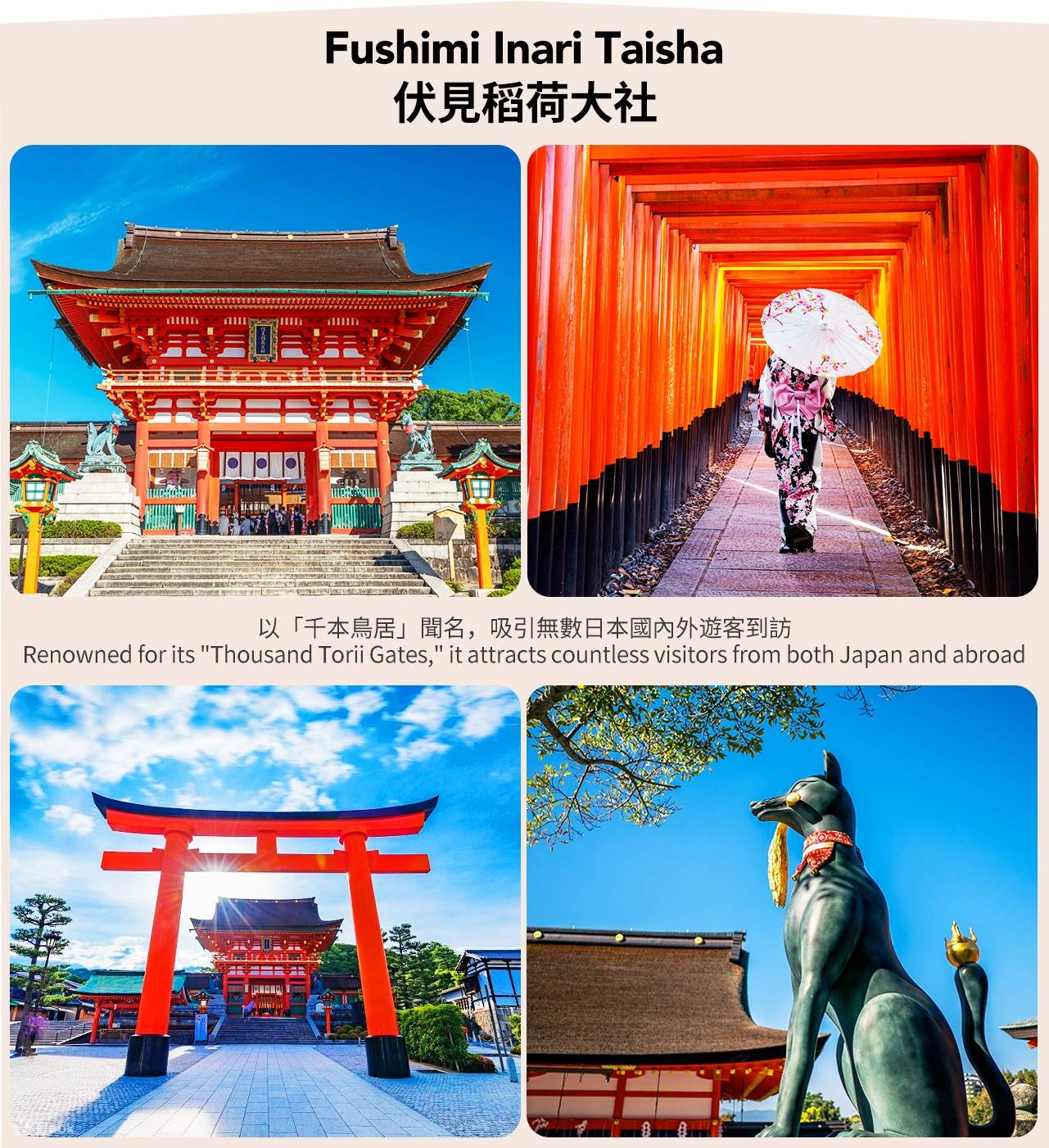 Taman Nara, Kuil Fushimi Inari dan Lawatan Sehari Arashiyama (Dari ...