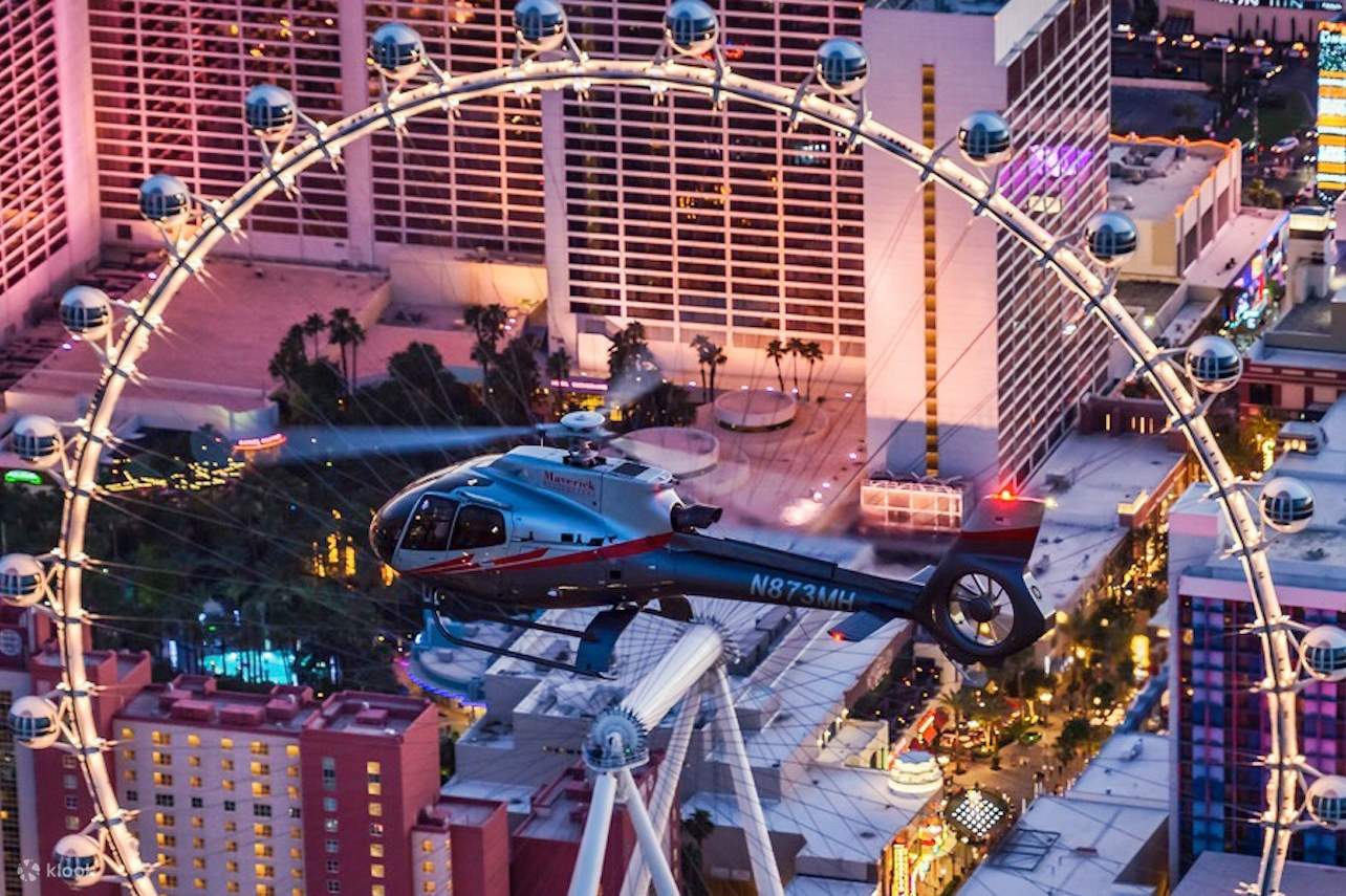Las Vegas Strip Helicopter Night Flight Admission - Klook United States