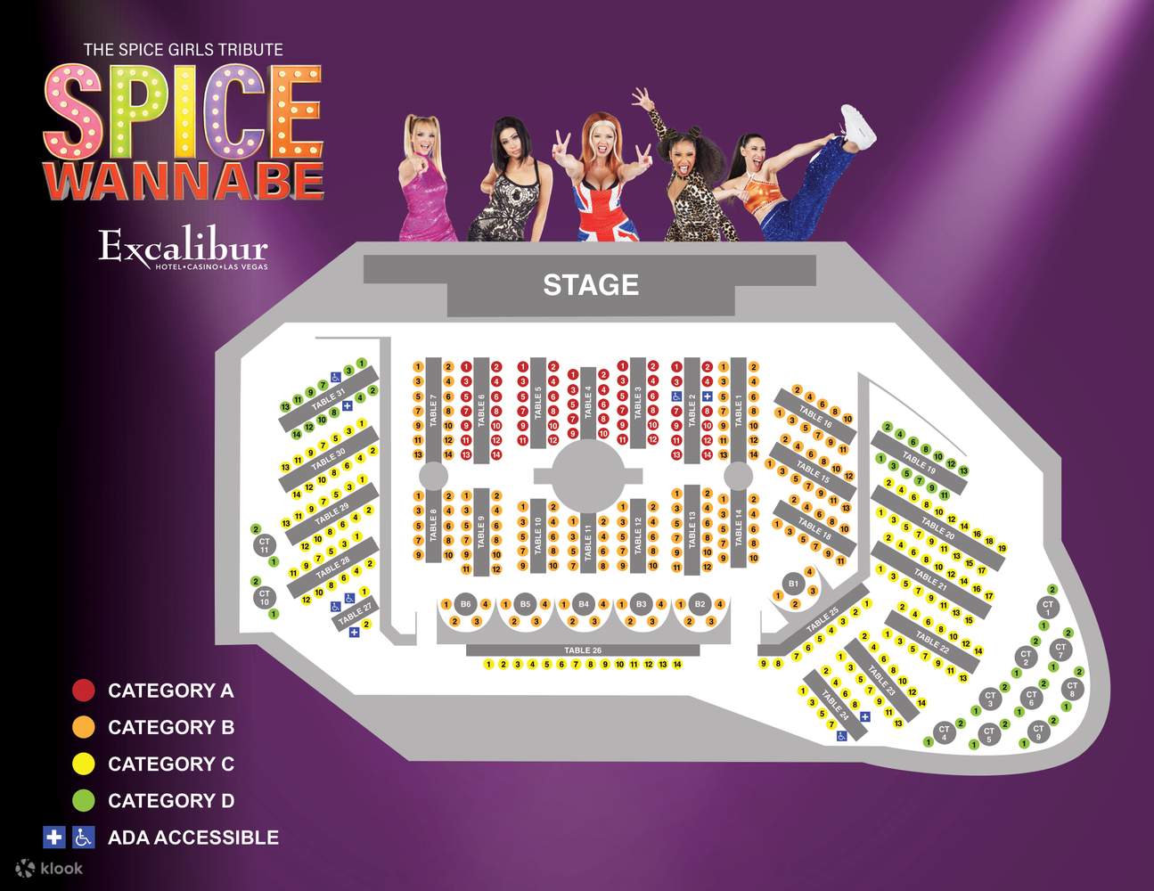 Spice Wannabe The Spice Girls Tribute Ticket in Las Vegas (Direct Entry) - Klook