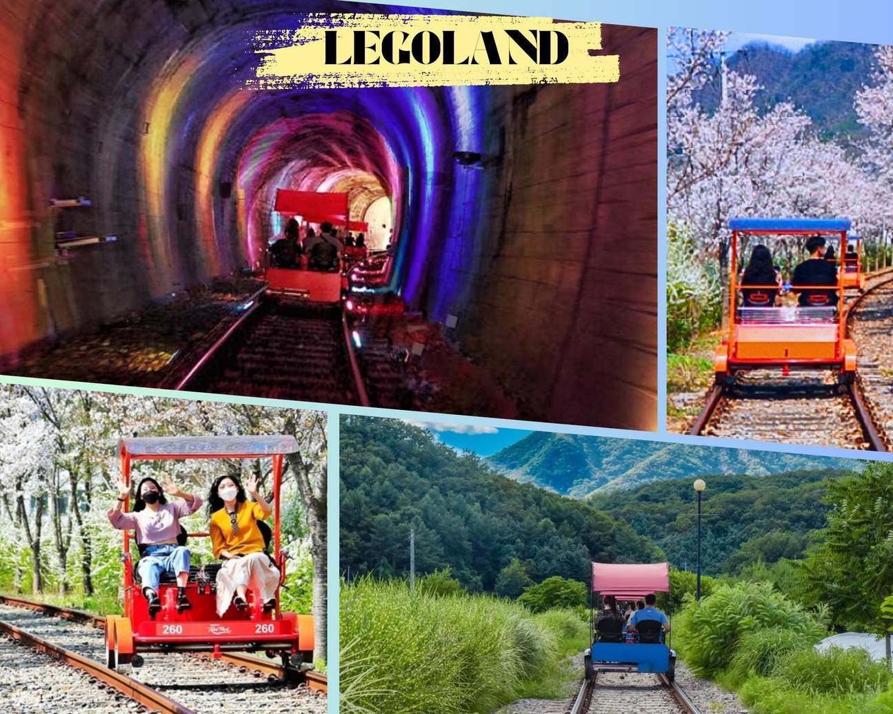 Railbike / Luge Racing Car / Alpaca World / Legoland One Day Tour ...