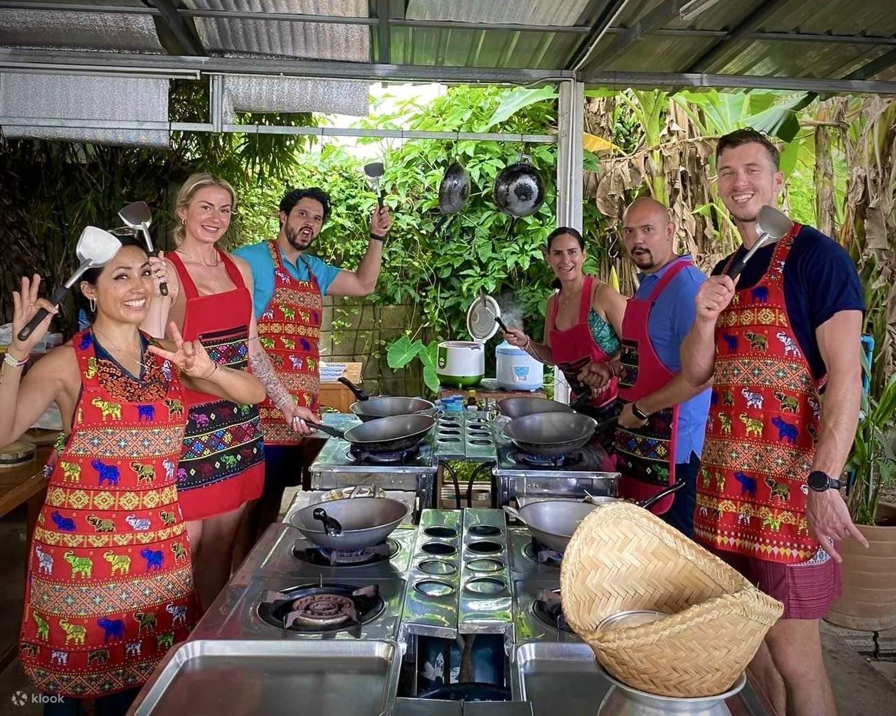 Thai Cottage cooking class with market & her garden tour - Klook ...