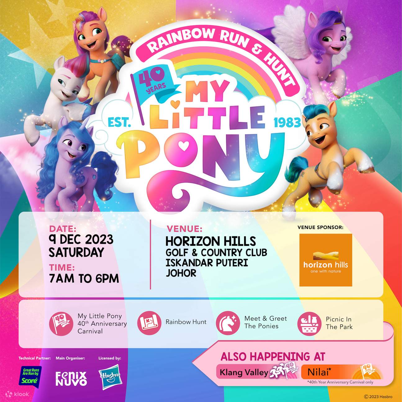 My Little Pony Rainbow Run & Hunt Carnival Ticket, Horizon Hills ...