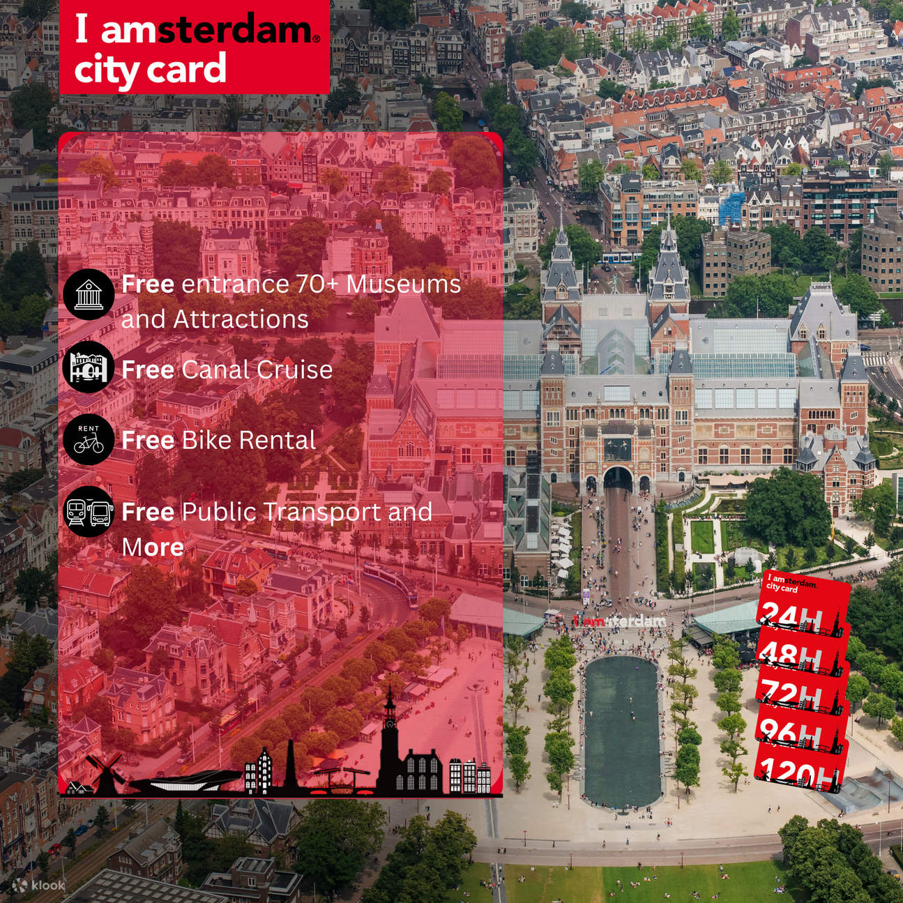 I amsterdam City Card - Entry to 70+ Amsterdam Attractions - Klook